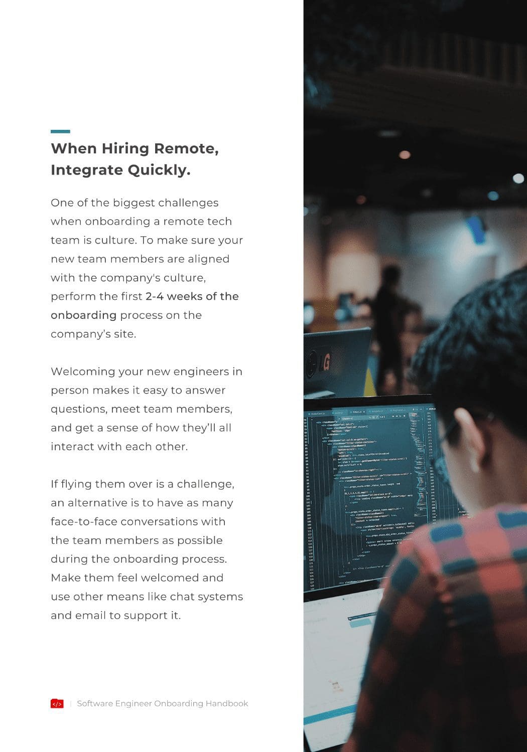 Onboarding software engineers best practices - CodersLink